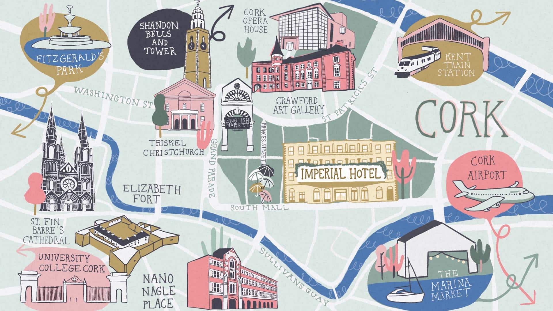 Location & Car Parking | The Imperial Hotel Cork